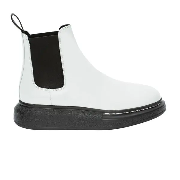 Alexander McQueen Hybrid Chelsea Boot - White