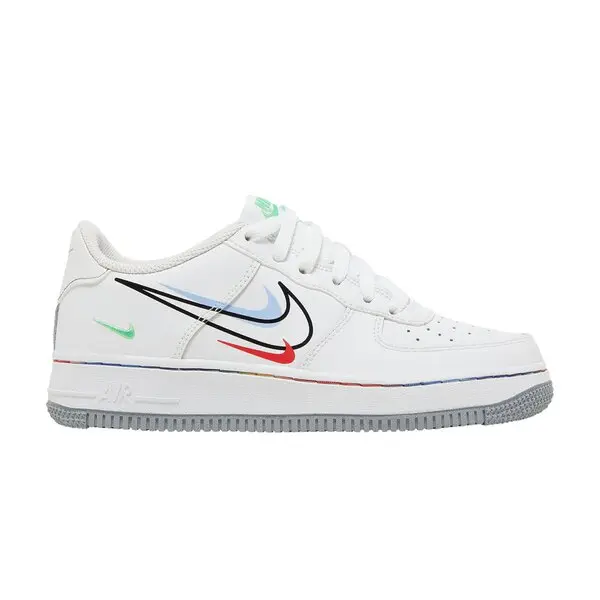 Nike Air Force 1 Low Gs 'multi Swoosh - White