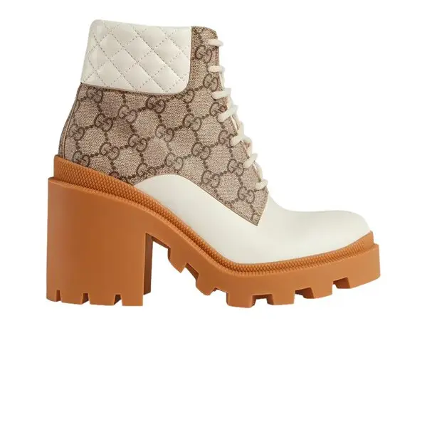 Gucci Gg Ankle Boot - Brown