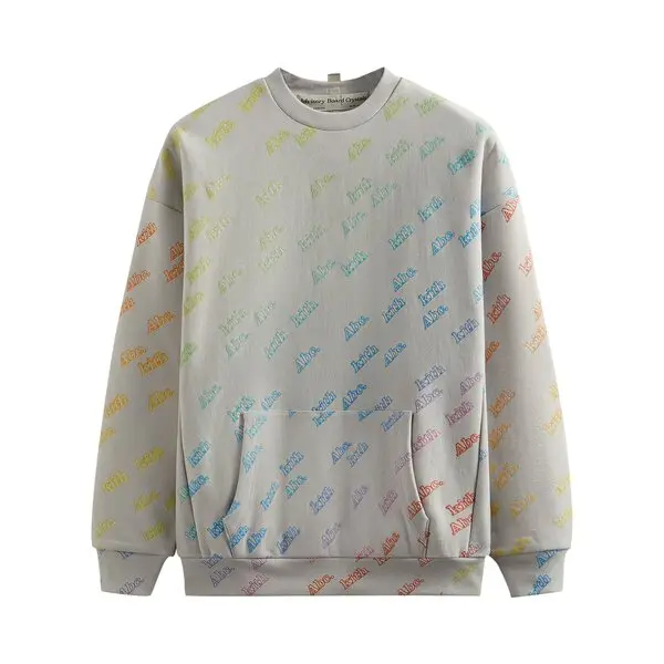 Kith For Advisory Board Crystals Rainbow Print Crewneck