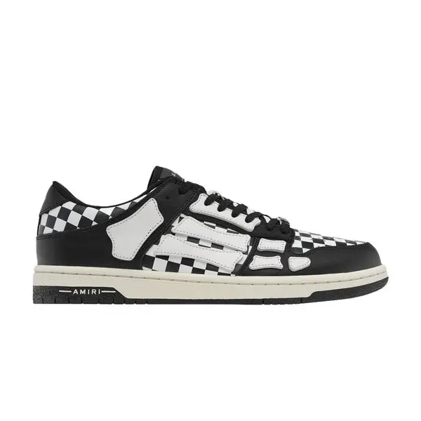 Amiri Skel Top Low Sneakers - Black