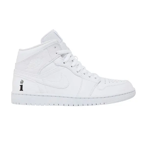 JORDAN Interscope Records X 1 Mid Sneakers - White