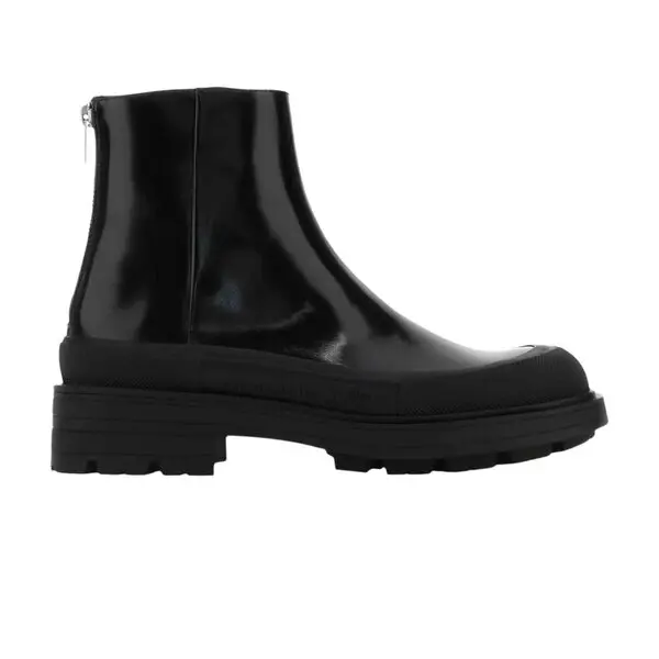 Alexander McQueen Tread Slick Zipped Ankle Boot