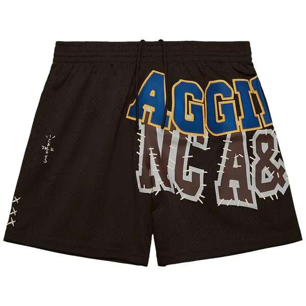 CACTUS JACK BY TRAVIS SCOTT Cactus Jack X Mitchell & Ness North Carolina A&t University Shorts