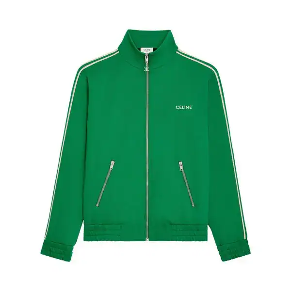 Celine Track Jacket - Green | Editorialist