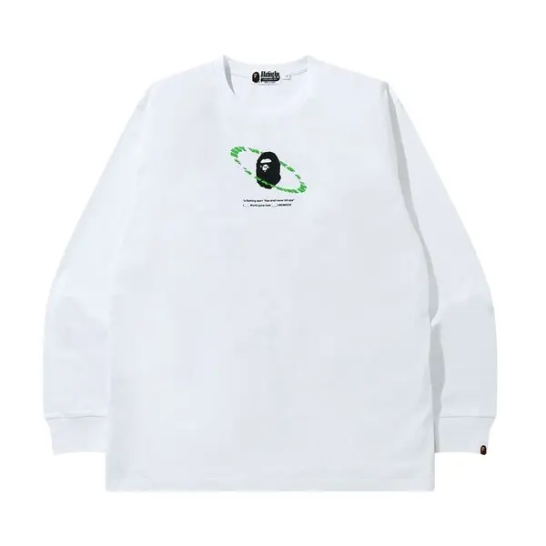 BAPE Universe Ape Long-sleeve Tee - White