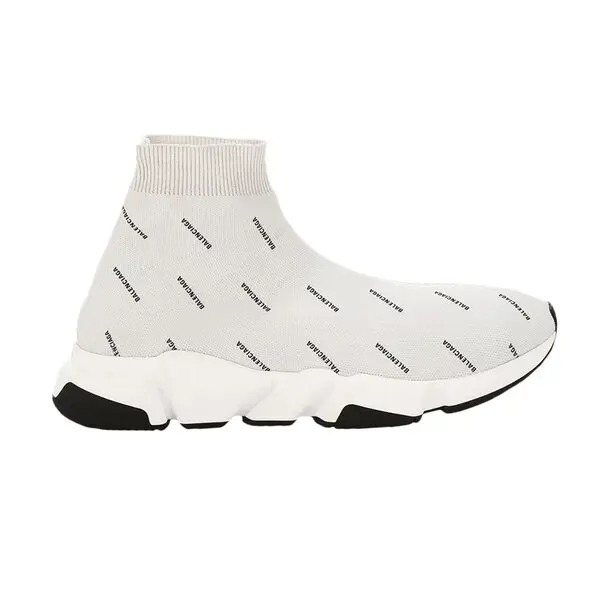 Balenciaga Speed Trainer Mid Allover Logo