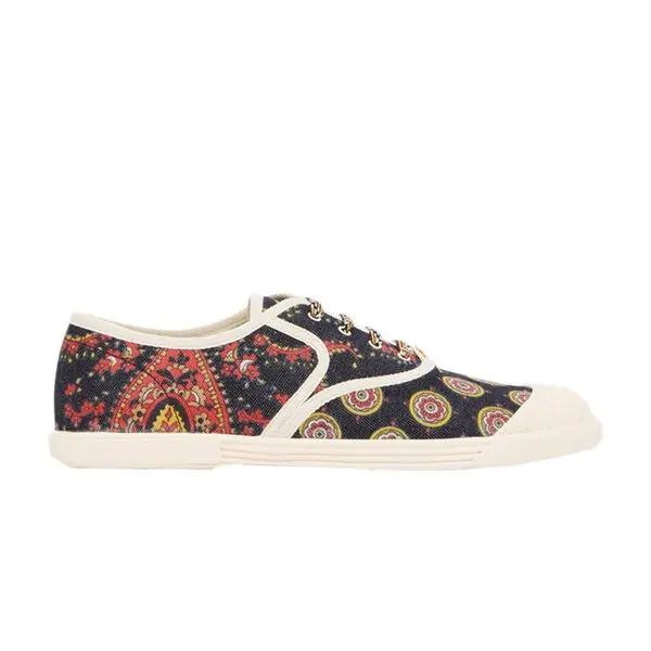 Valentino Garavani Printed Denim Sneakers - Multicolor