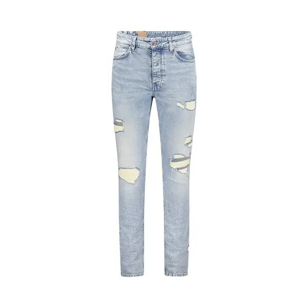 Ksubi Chitch Champagne Destroy Sketch Jeans Blue Editorialist