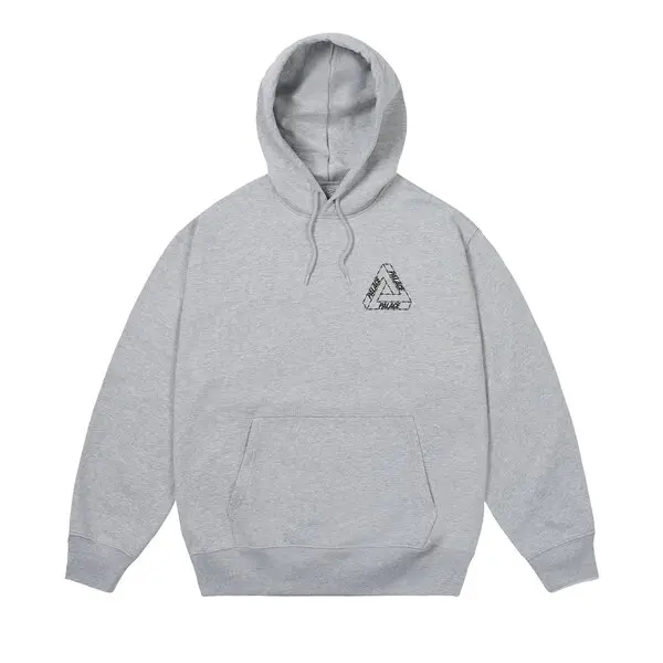 PALACE Barbed Tri-ferg Hood - Grey