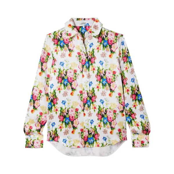 Loewe Floral Printed Button-up Shirt
