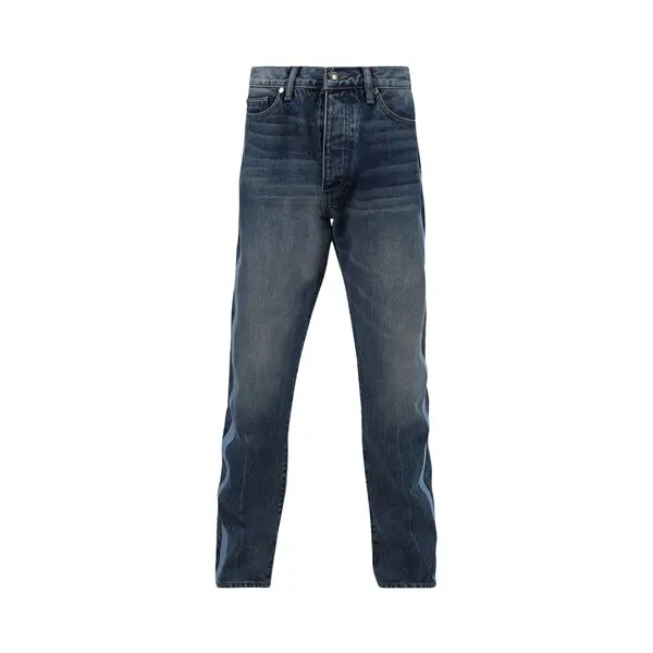 Rhude Embroidered Side Stripe Denim