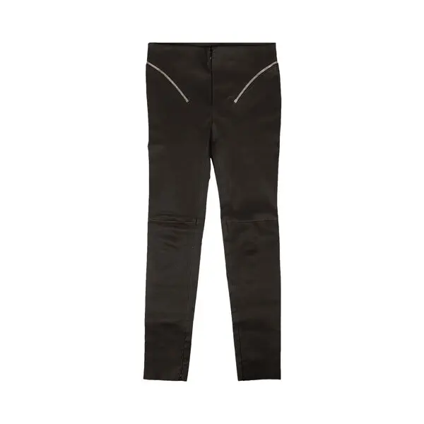 Givenchy Leather Pants With Zip Details