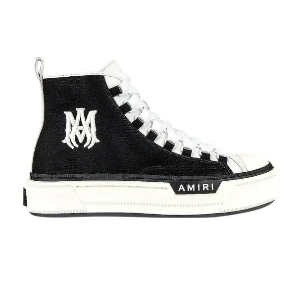 Amiri M.a. Logo Court High Sneakers - Black