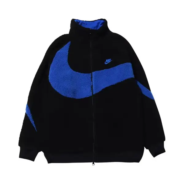 Nike Big Swoosh Reversible Boa Jacket - Black