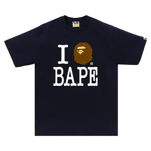 BAPE I Love Tee - Black