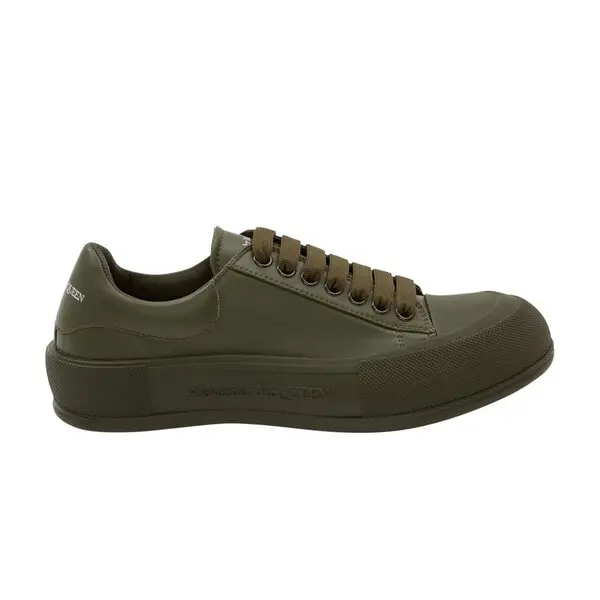 Alexander McQueen Deck Lace Plimsoll - Green