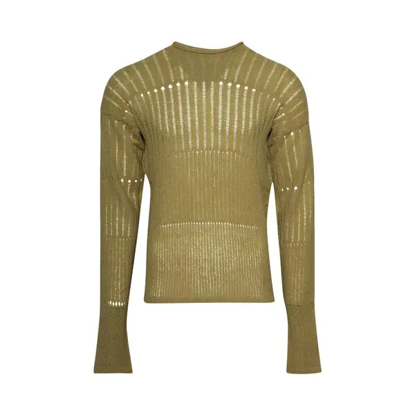 Rick Owens Oversized Pull Sweater - Green