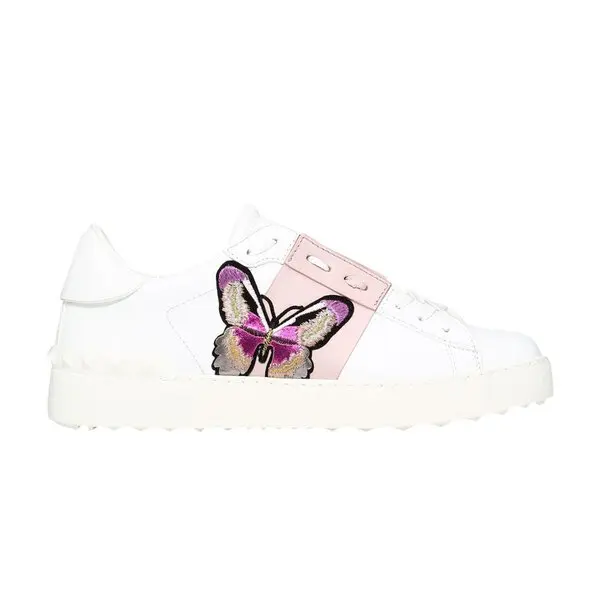 Valentino Garavani Open Sneaker With Butterfly Embroidery