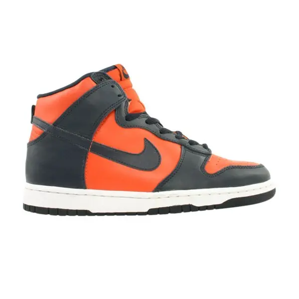 Nike Dunk High Top Sneakers - Orange