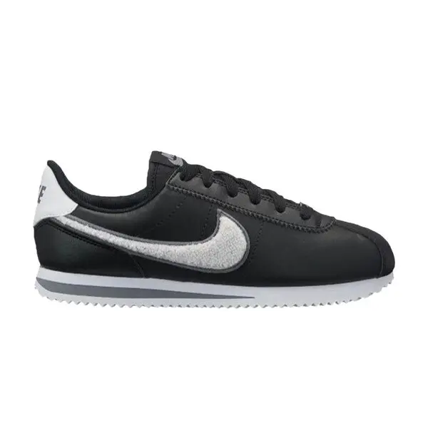 Nike Cortez Basic Leather Se Gs Sneakers With Chenille Swoosh