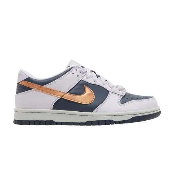 Nike Dunk Low Se Gs Copper Swoosh - Purple