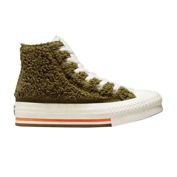 CONVERSE Chuck Taylor All Star Sherpa Platform High Top Sneakers