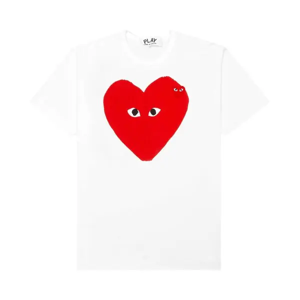 Play Comme Des Garcon Red Emblem T-shirt