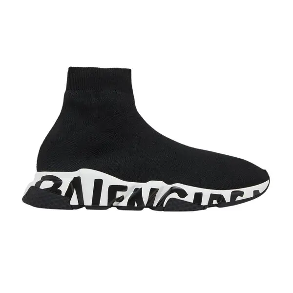 Balenciaga Speed Sneaker Midsole Graffiti - Black