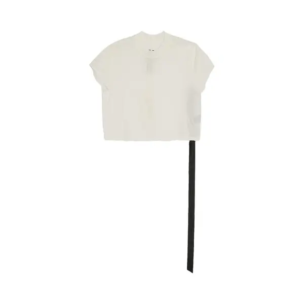 Rick Owens Cropped Small Level T-shirt - White