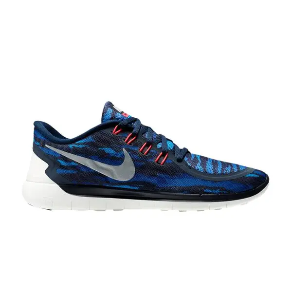 Nike Free 5.0 Print Sneakers - Blue