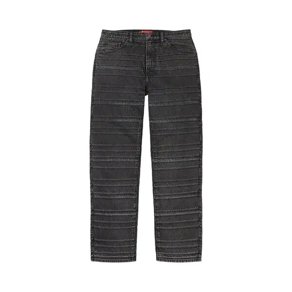 Supreme Layered Jeans - Black