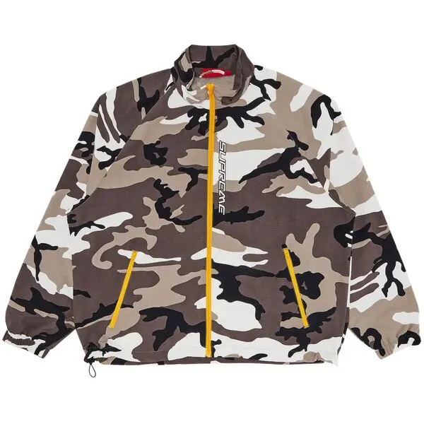 Supreme Contrast Zip Track Jacket