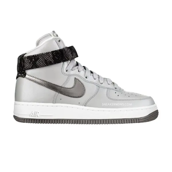 Nike Air Force 1 High-top Sneakers - Silver