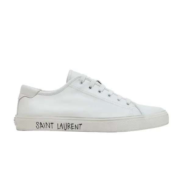 Saint Laurent Malibu Low Sneakers - White