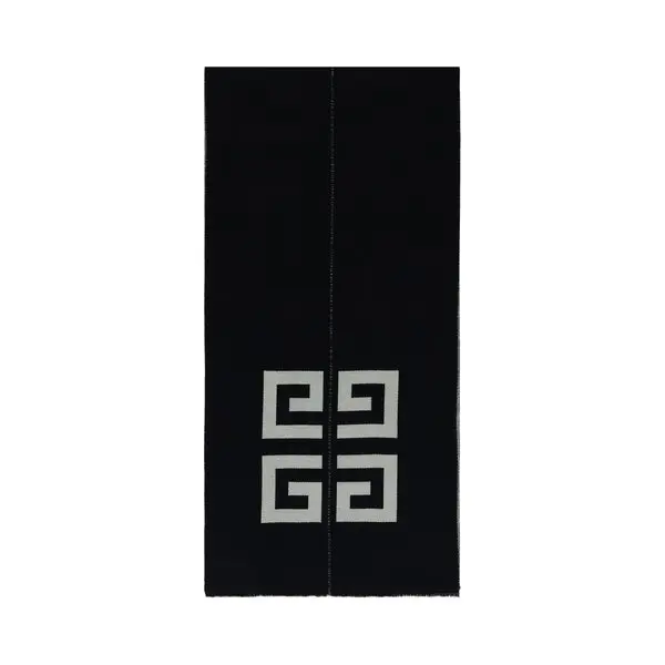 Givenchy Split Logo Scarf 'navy - Blue