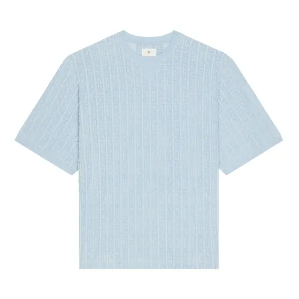 Givenchy Towelling Short-sleeve Tee - Blue
