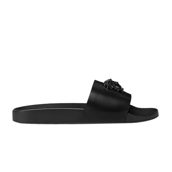 Versace La Medusa Slides - Black