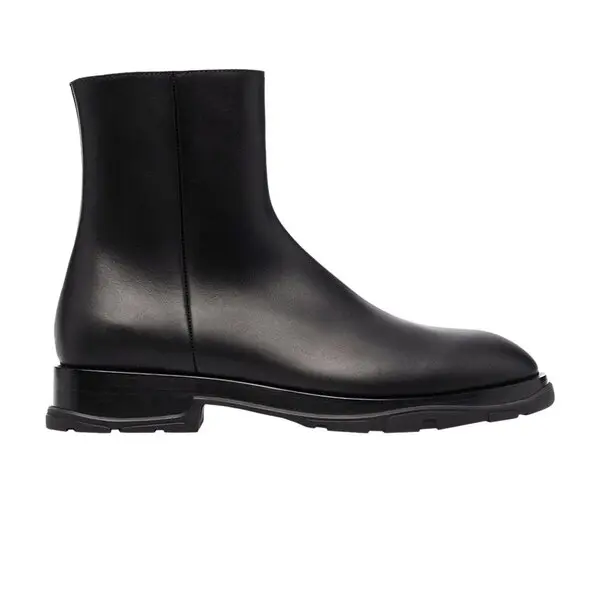Alexander McQueen Half Leather Boot