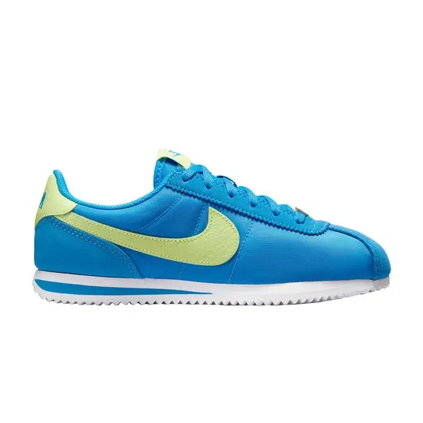 Nike Cortez Gs 'photo Light Lemon Twist - Blue