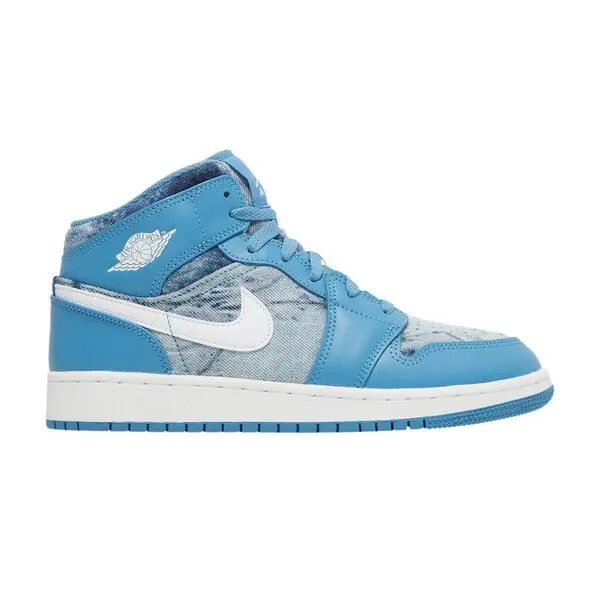 JORDAN 1 Mid Gs 'washed Denim - Blue