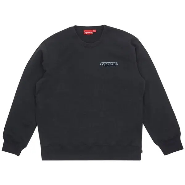 Supreme Connect Crewneck Sweatshirt - Black