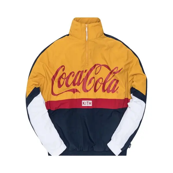 Kith X Coca-cola Quarter Zip Windbreaker - Multicolor