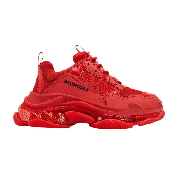 Balenciaga Triple S Sneaker With Clear Sole