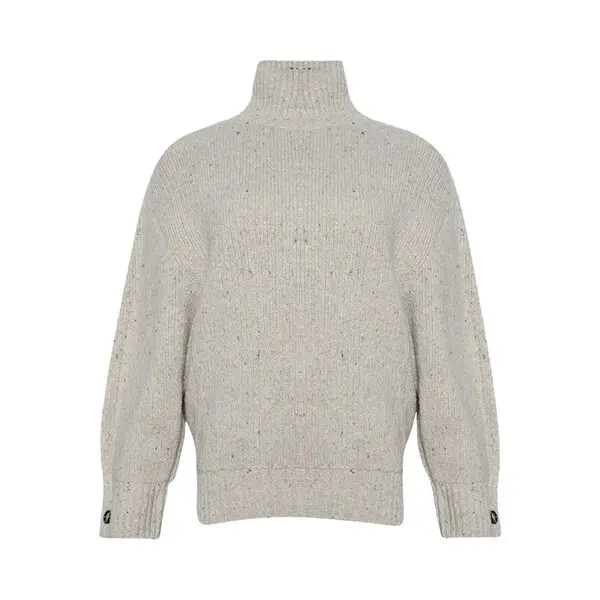 Bottega Veneta Textured Cocoon Sweater - White