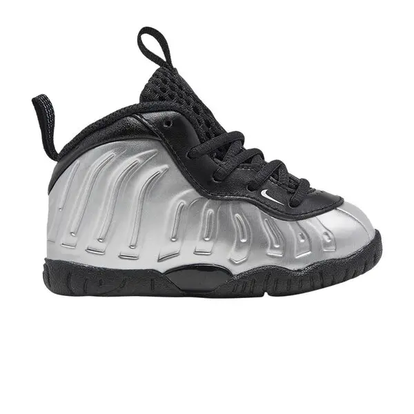 Nike Little Posite One Td 'chrome - Silver