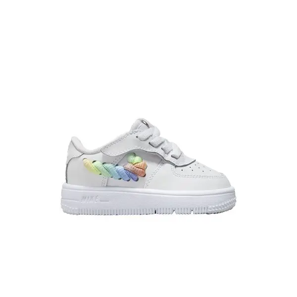 Nike Force 1 Low Lv8 Easyon Td 'rainbow Lace Swoosh