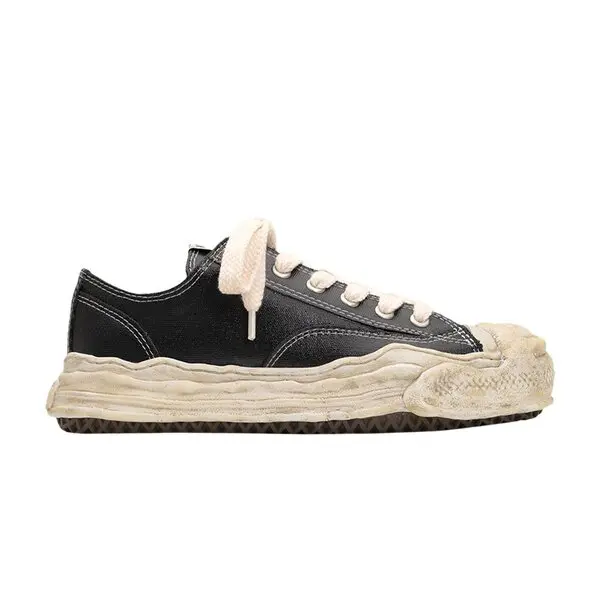 Mihara Yasuhiro Hank Og Sole Silicon Coating Canvas Low - Black