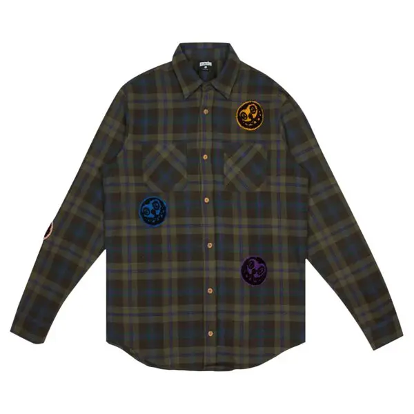ICECREAM Eric Long-sleeve Plaid Shirt