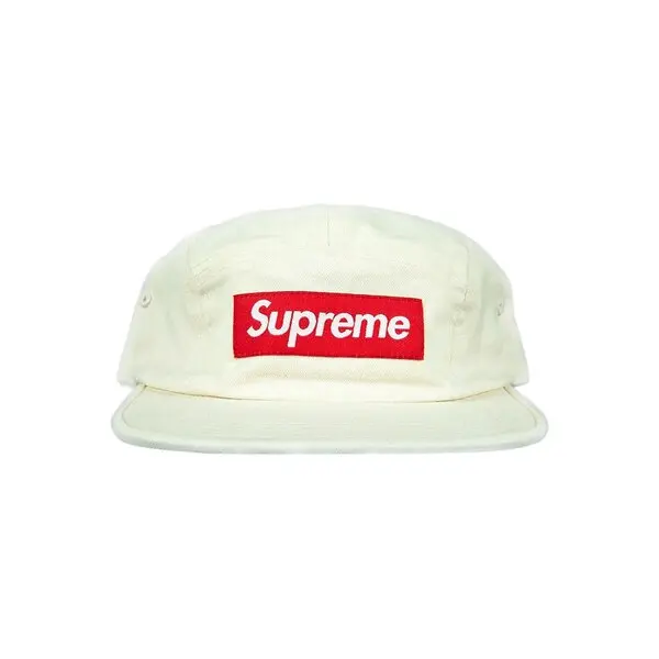 Supreme Washed Chino Twill Camp Cap - Tan